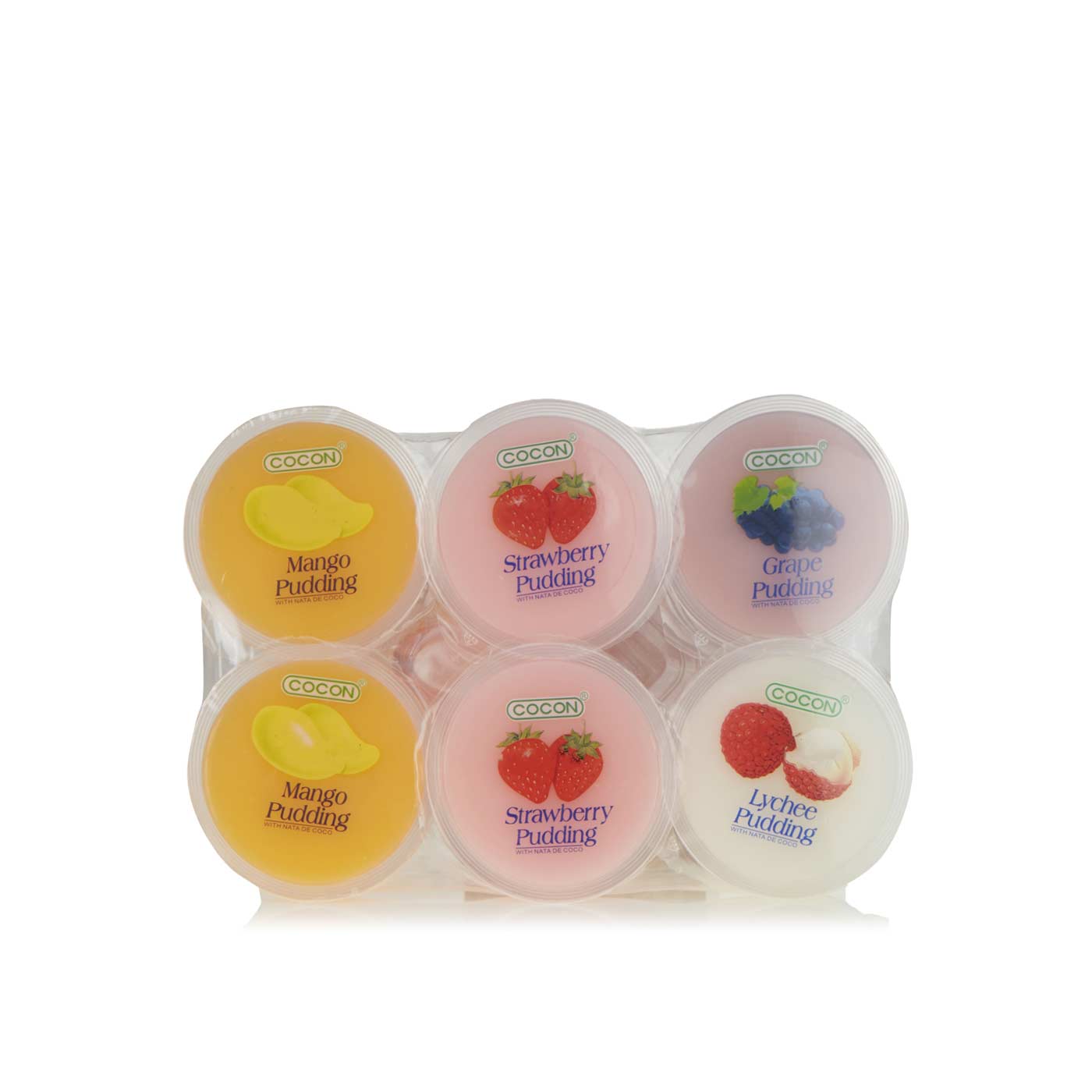 Cocon Assorted Fruit Pudding Cups x 6 - Spinneys UAE