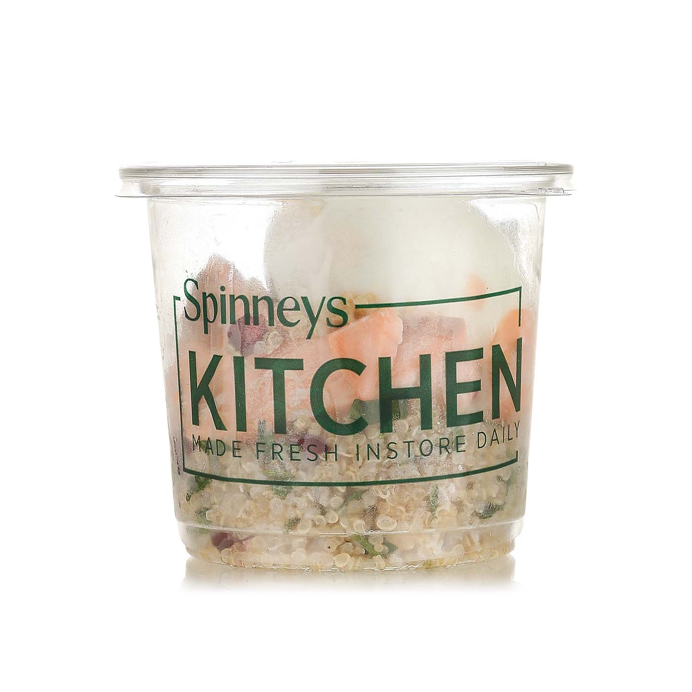 Spinneys Kitchen Salmon, Egg & Quinoa Protein Pot 130g - Spinneys ...