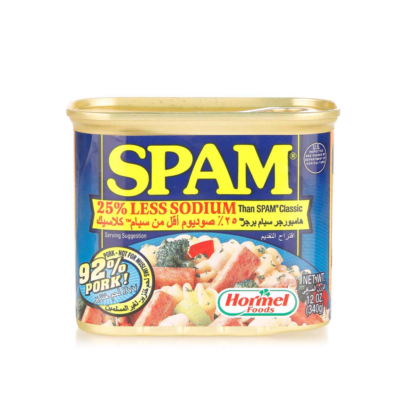 Hormel Spam 25% Less Sodium 340g - Spinneys UAE