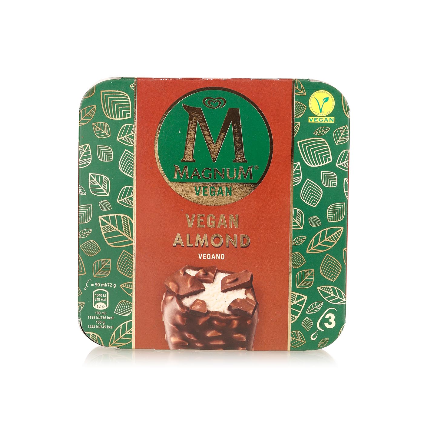 Magnum Vegan Almond 3 X 90Ml - Spinneys UAE