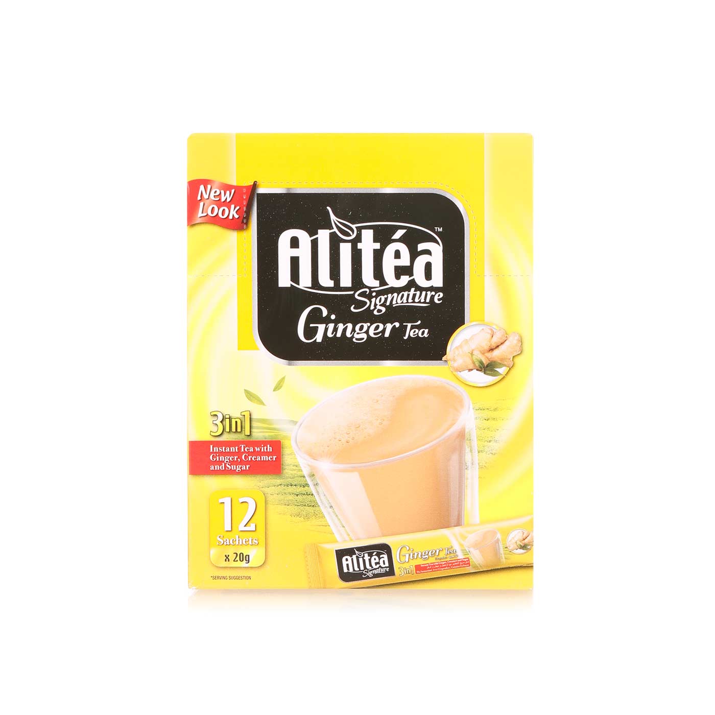 Alitea Signature Ginger Tea 3in1 Sachets 20g x 12 - Spinneys UAE