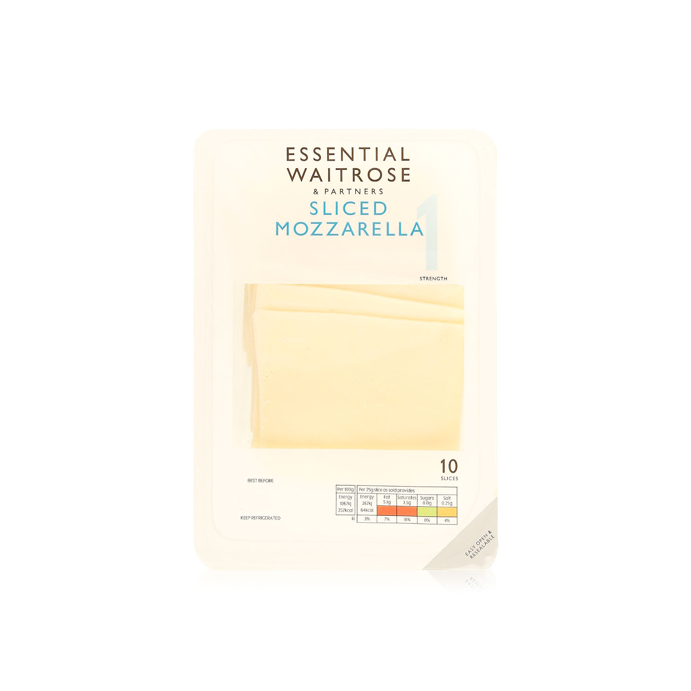 Waitrose Essential Sliced Mozzarella 250g - Spinneys UAE