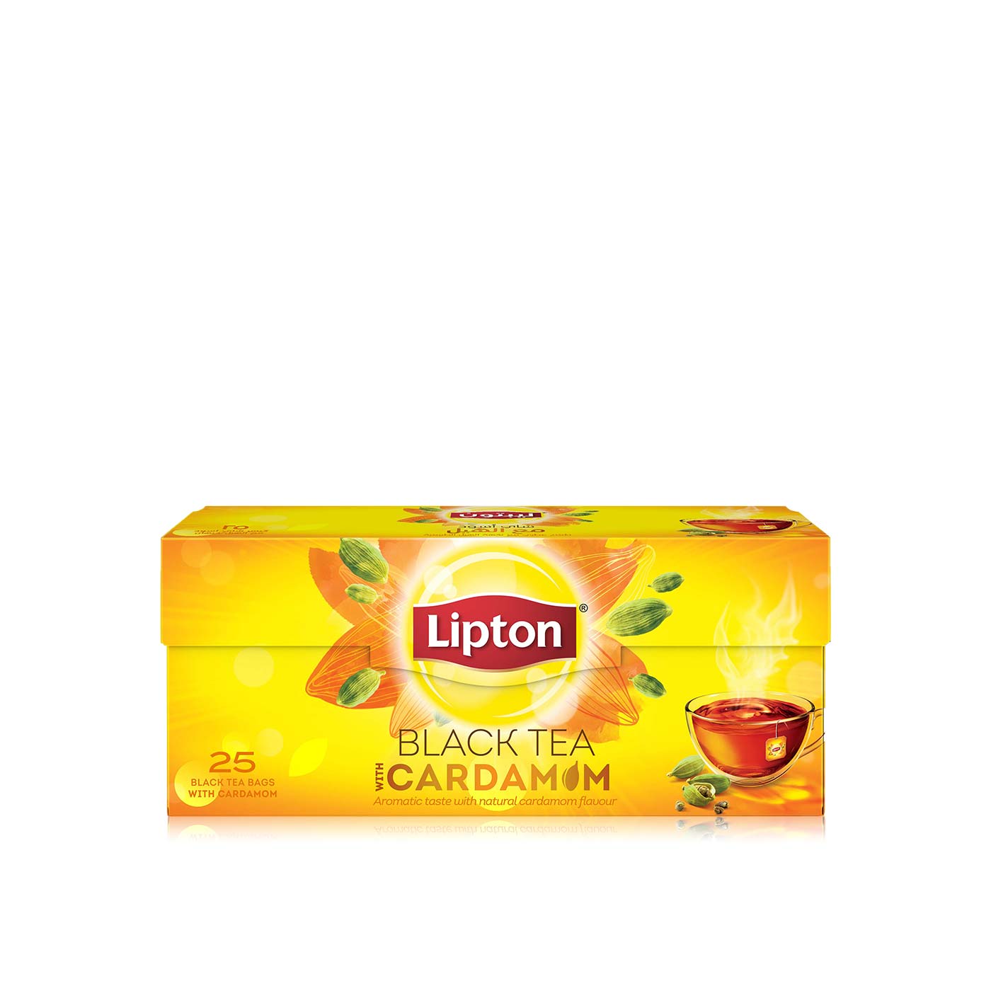 Lipton Black Tea with Cardamom 25 x 50g - Spinneys UAE