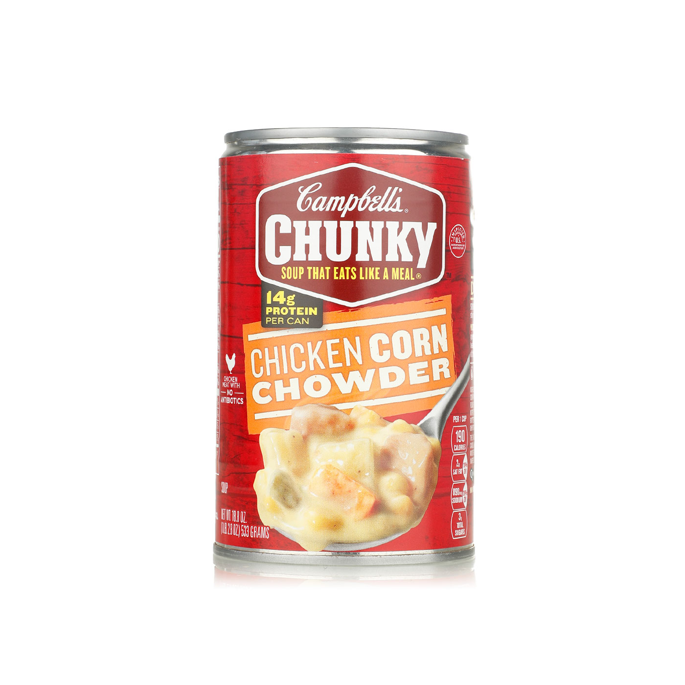 Campbell's Chunky Chicken Corn Chowder 555.9ml - Spinneys UAE