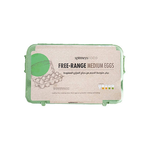 Spinneysfood Medium Free-Range Eggs x 15 - Spinneys UAE