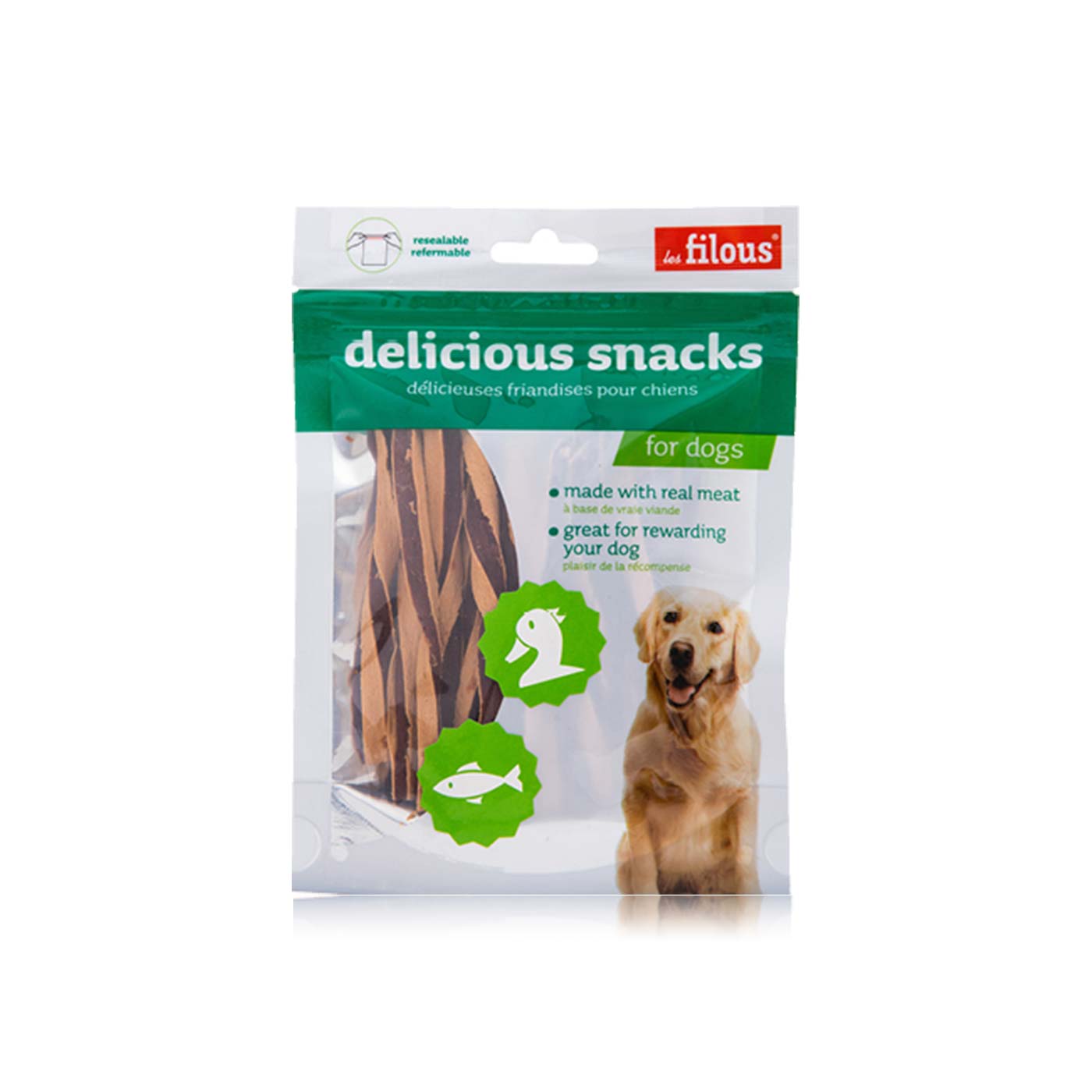 Les Filous Duck'n Fish Sandwich for Dogs 100g - Spinneys UAE
