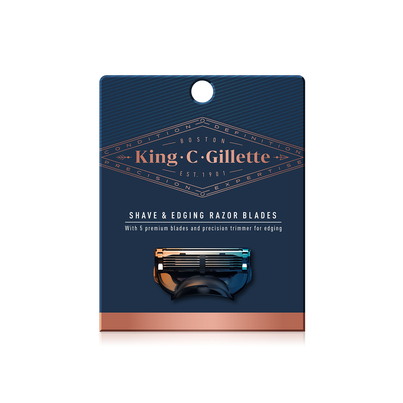 King C. Gillette Shave & Edging Razor Blades 3 Pack - Spinneys UAE