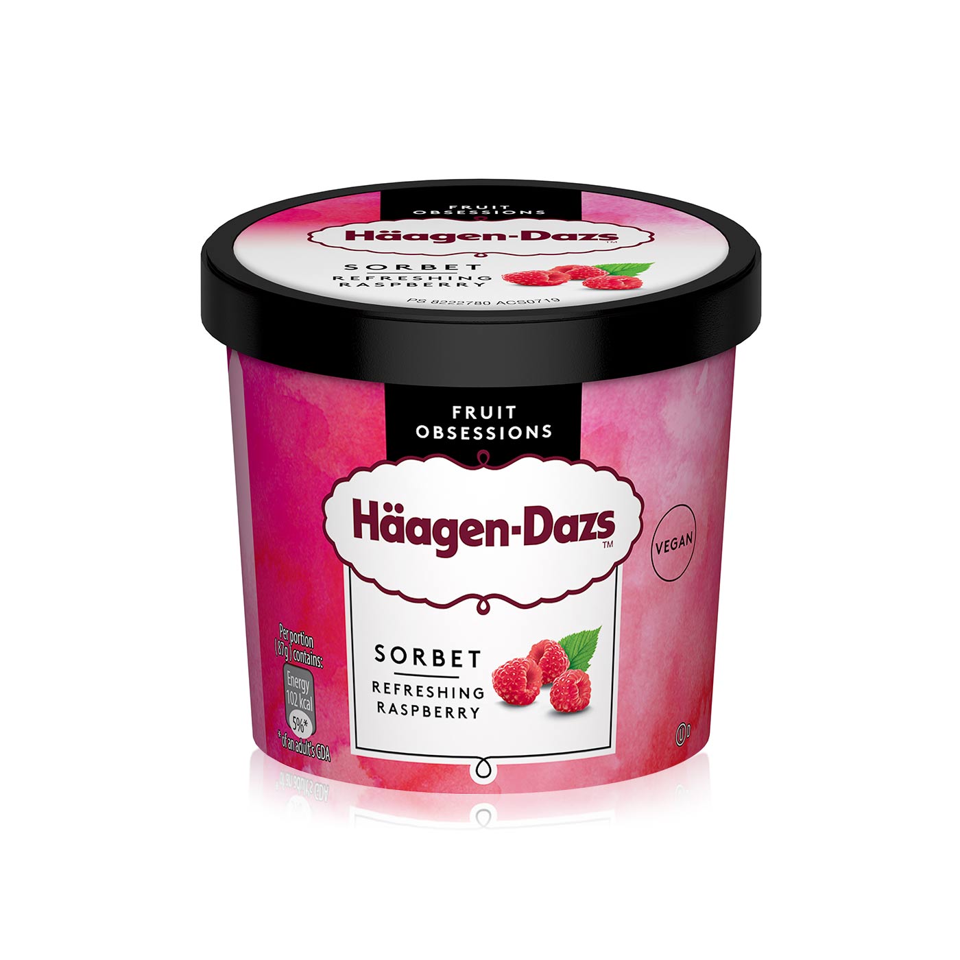 Haagen-Dazs Refreshing Raspberry Sorbet 100Ml - Spinneys UAE