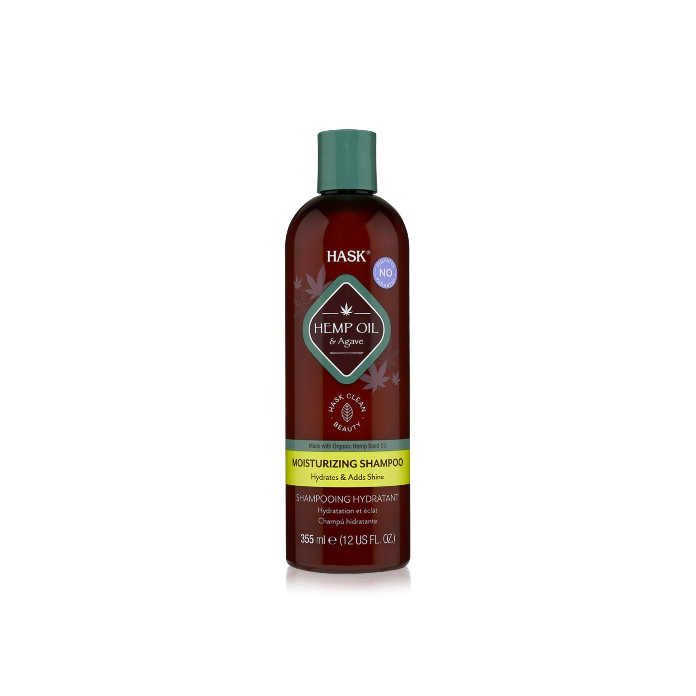 Hask Moisturising Hemp Oil & Agave Shampoo 355ml - Spinneys UAE