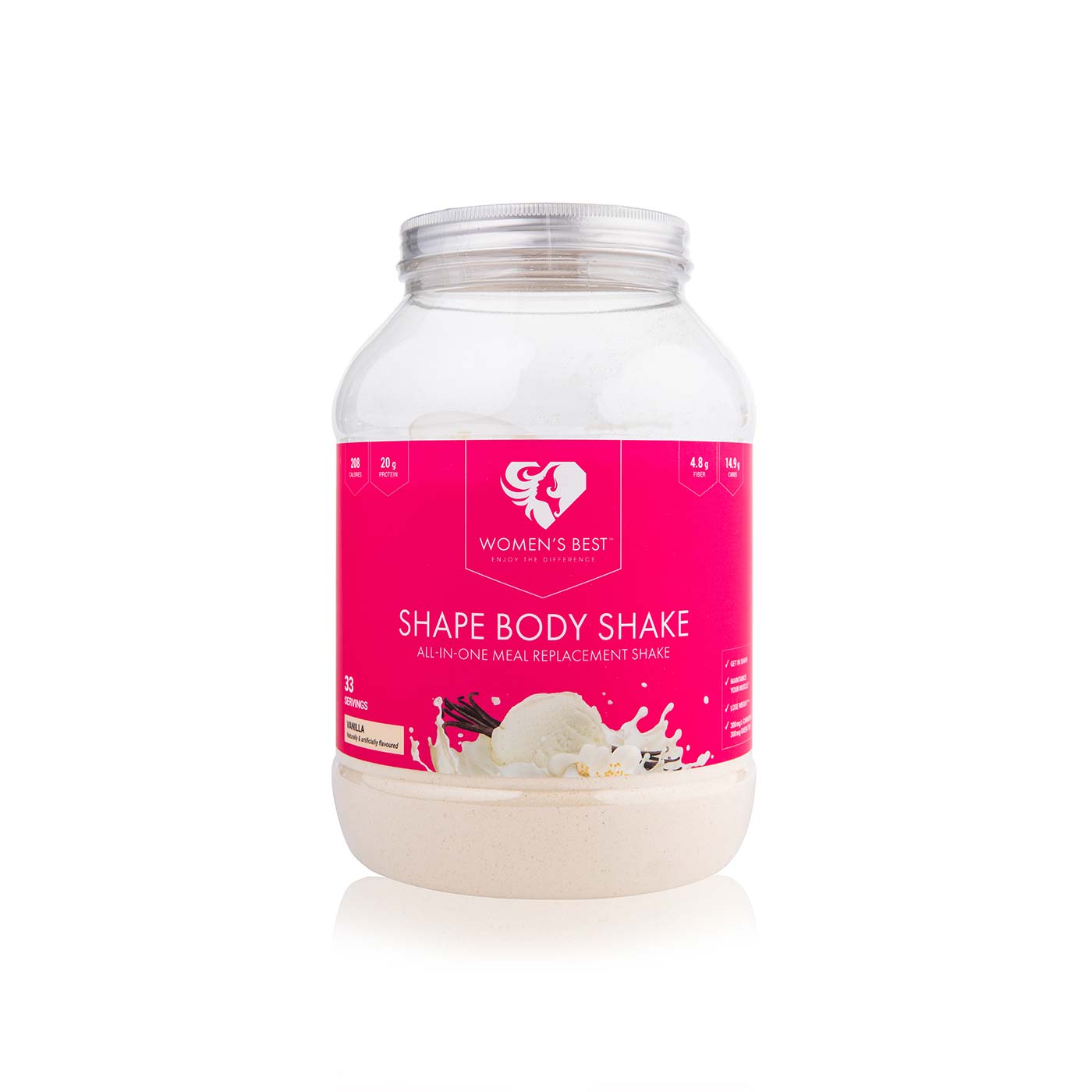 Women's Best shape body shake vanilla 1000g - Spinneys UAE