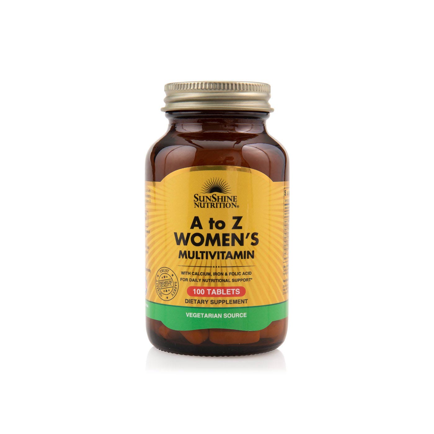 Sunshine Nutrition a to Z Women's Multivitamin x 100 - Spinneys UAE