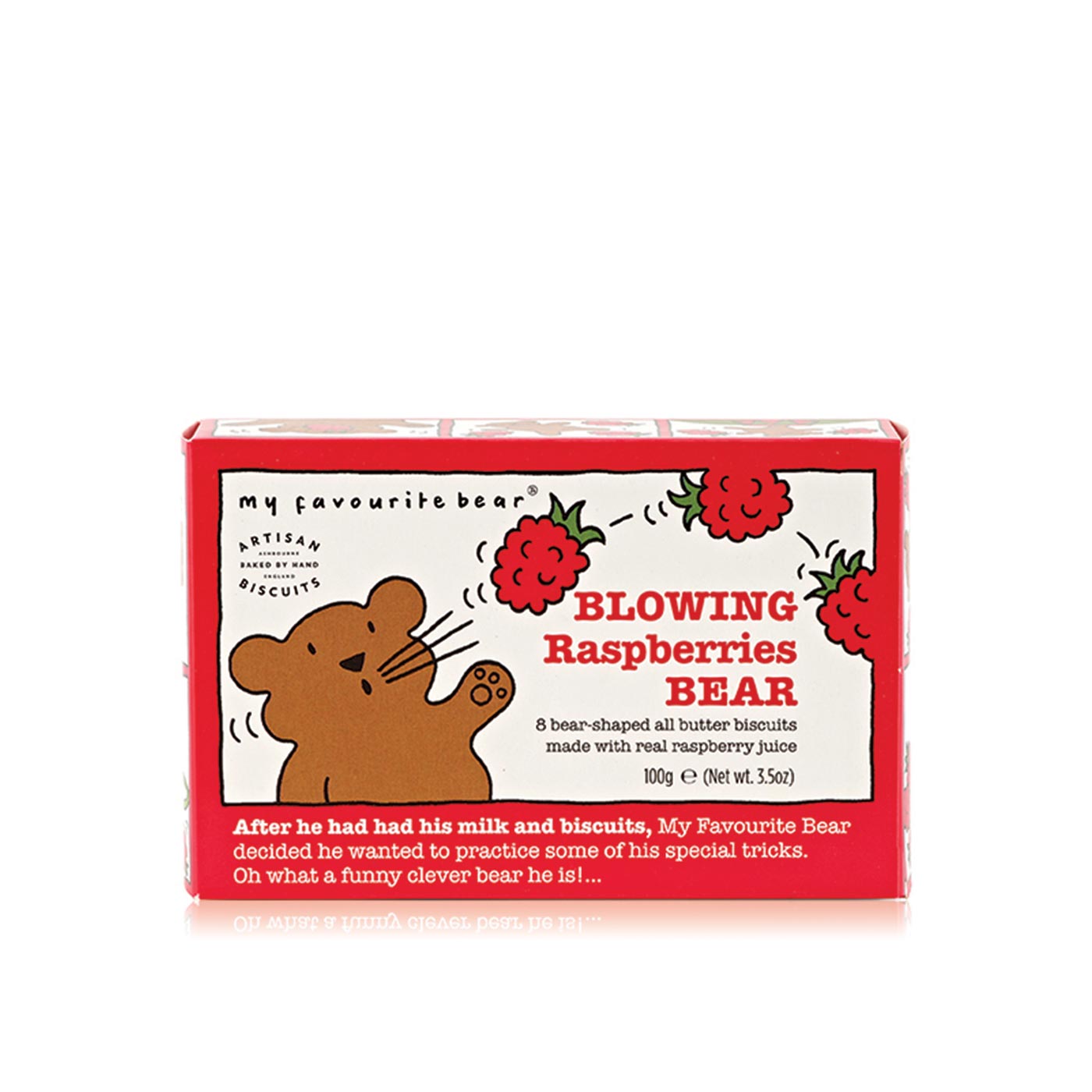Artisan Biscuits Blowing Raspberries Bear 100g - Spinneys UAE