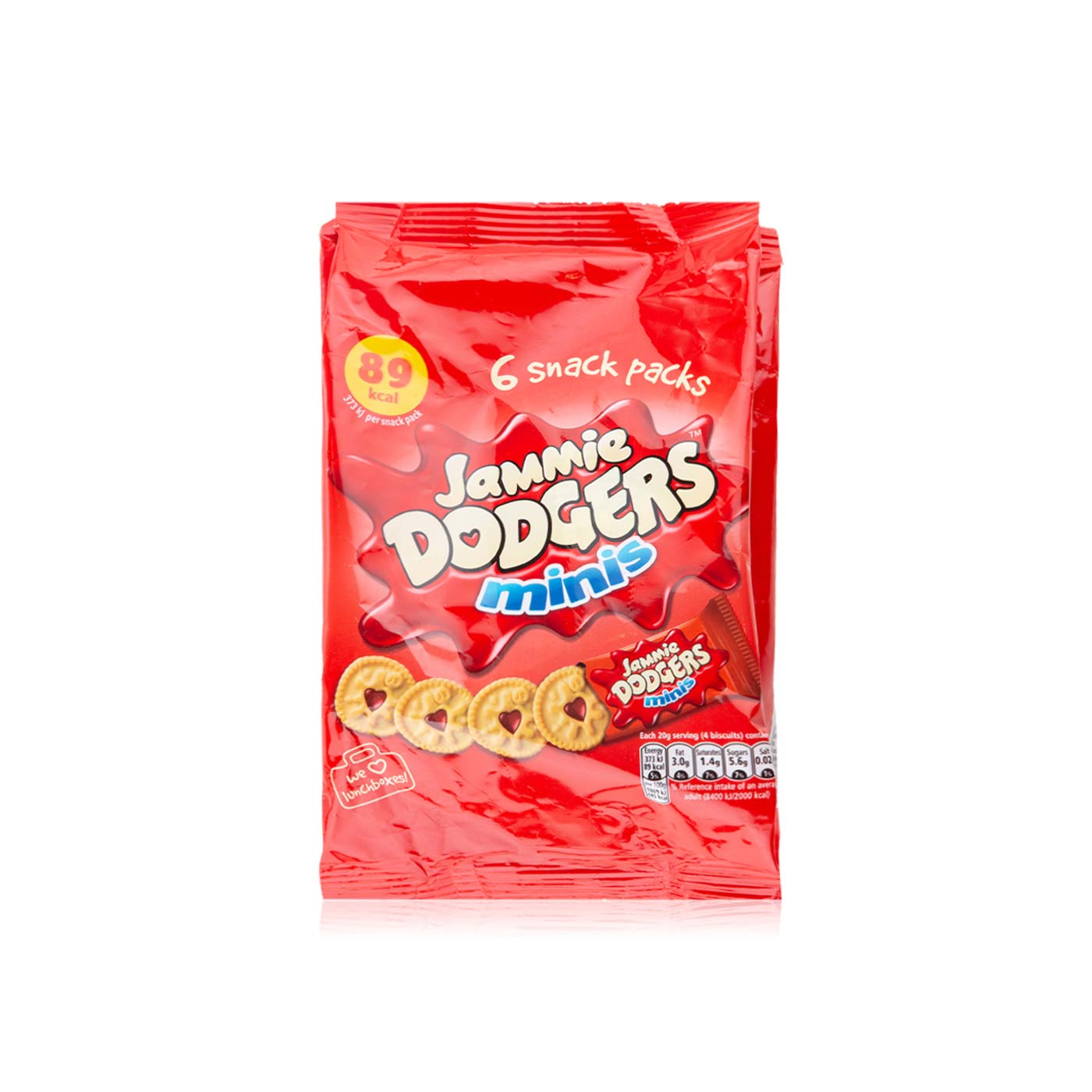 Jammie Dodgers Mini Snack Packs x 6 120g - Spinneys Saudi Arabia