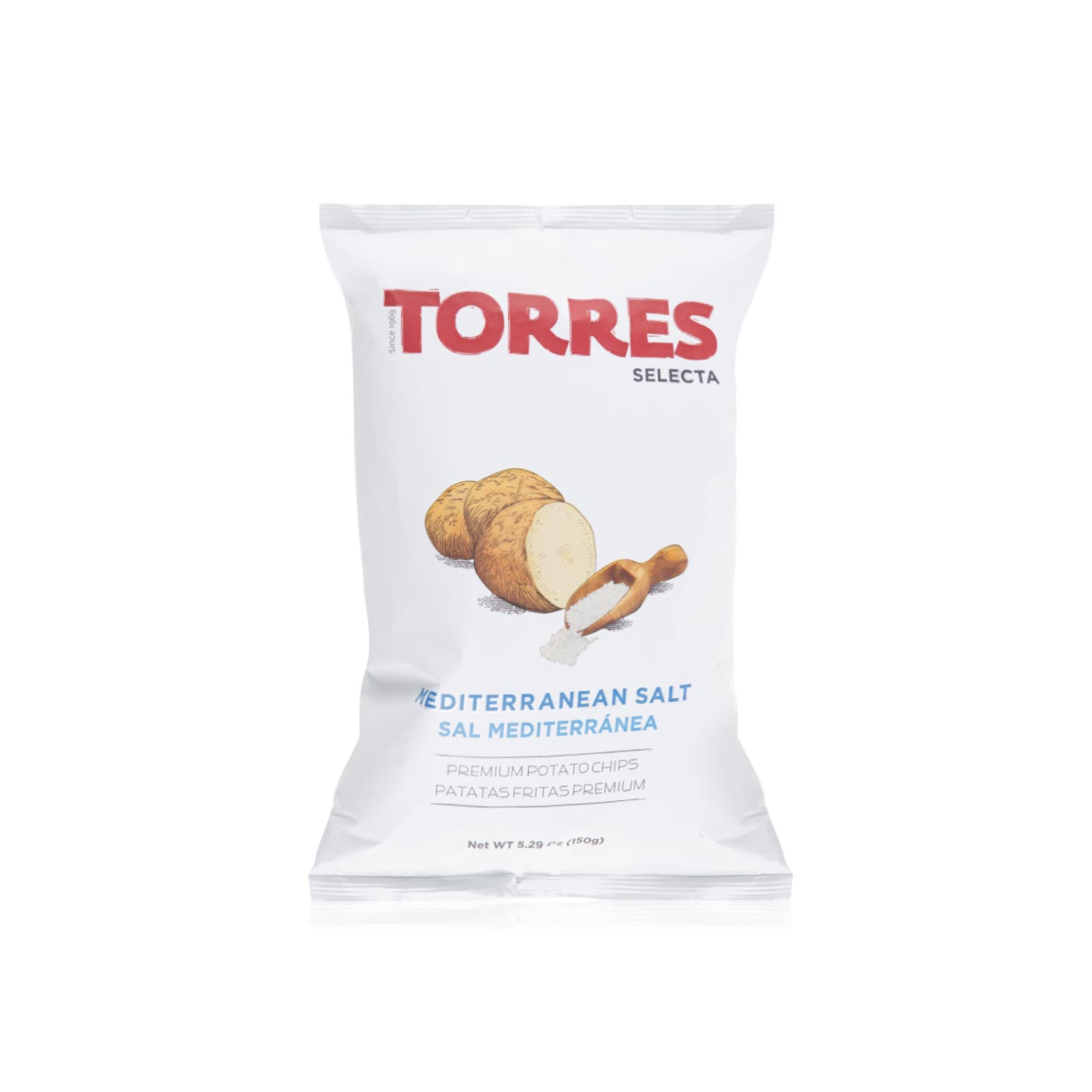 Torres Selecta Mediterranean Salt Chips 150g - Spinneys UAE