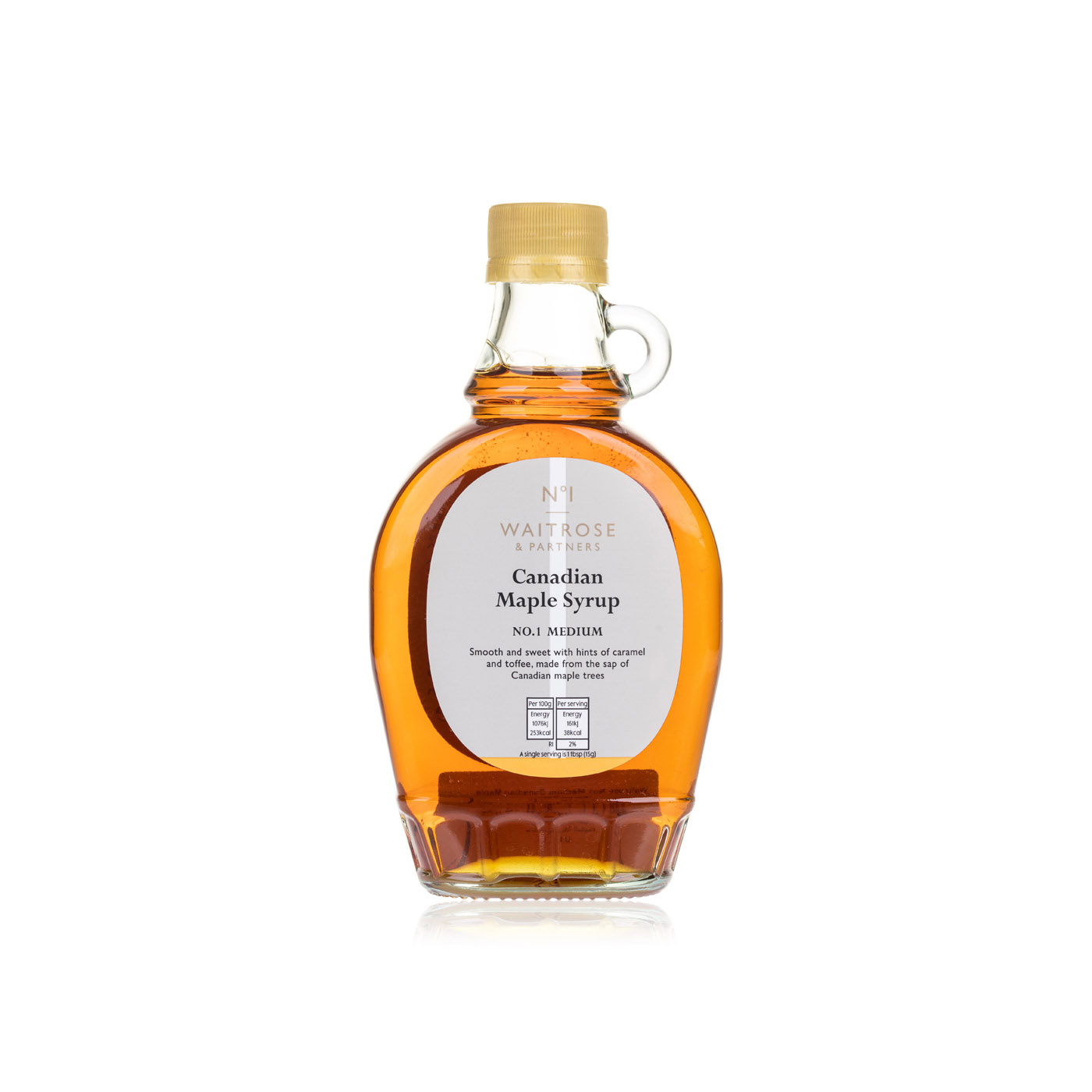 Waitrose No.1 Canadian maple syrup medium 330g - Spinneys UAE