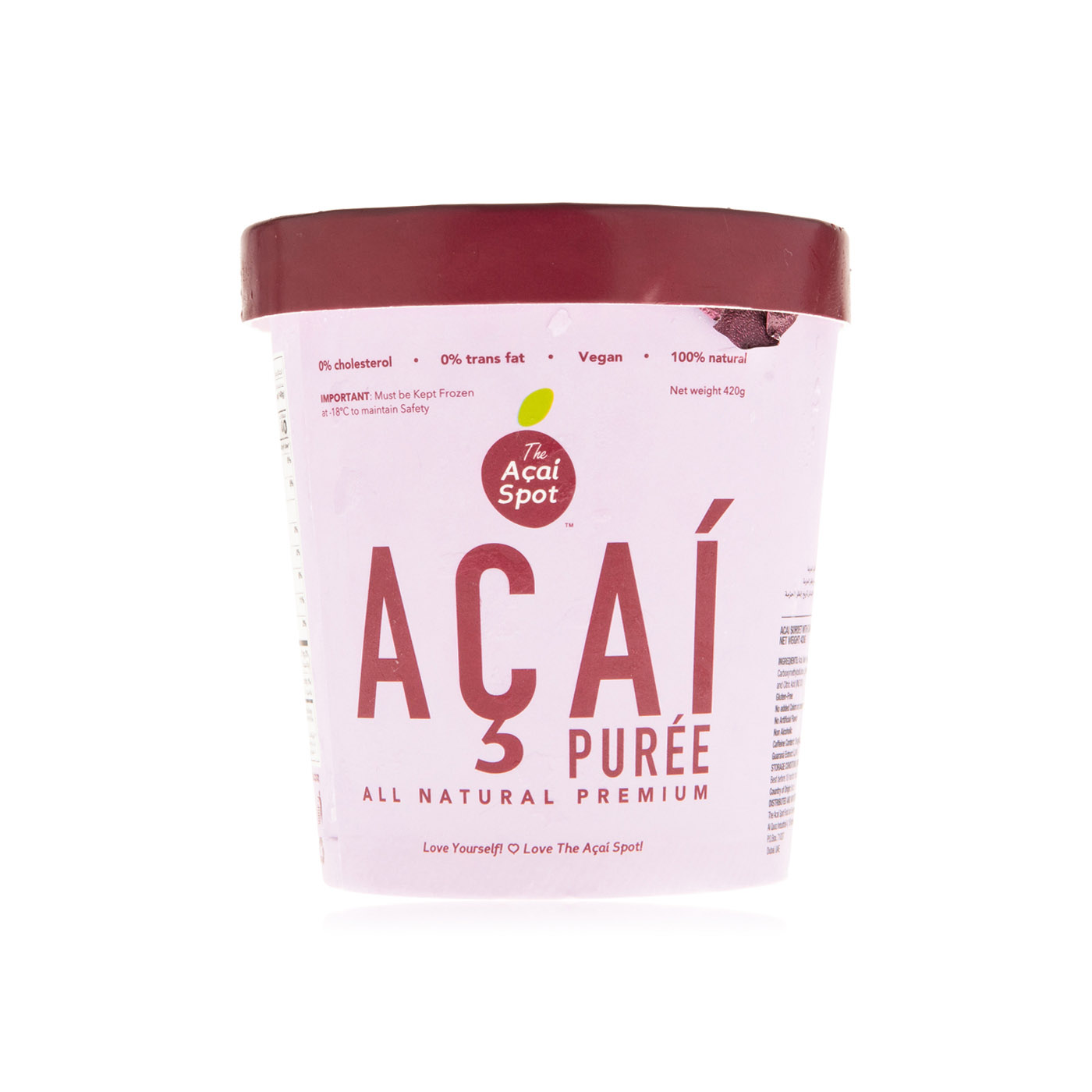 The Acai Spot Frozen All Natural Premium Acai Puree 420G - Spinneys UAE