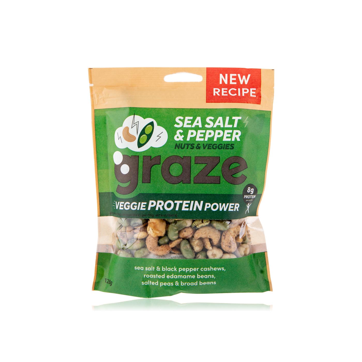 Graze Salt & Pepper Protein Power 128g - Spinneys UAE