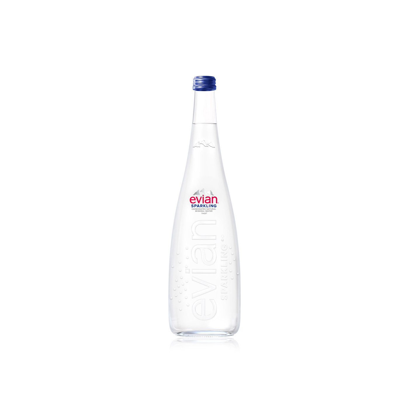 Evian Sparkling Natural Mineral Water Glass 750ml - Spinneys UAE