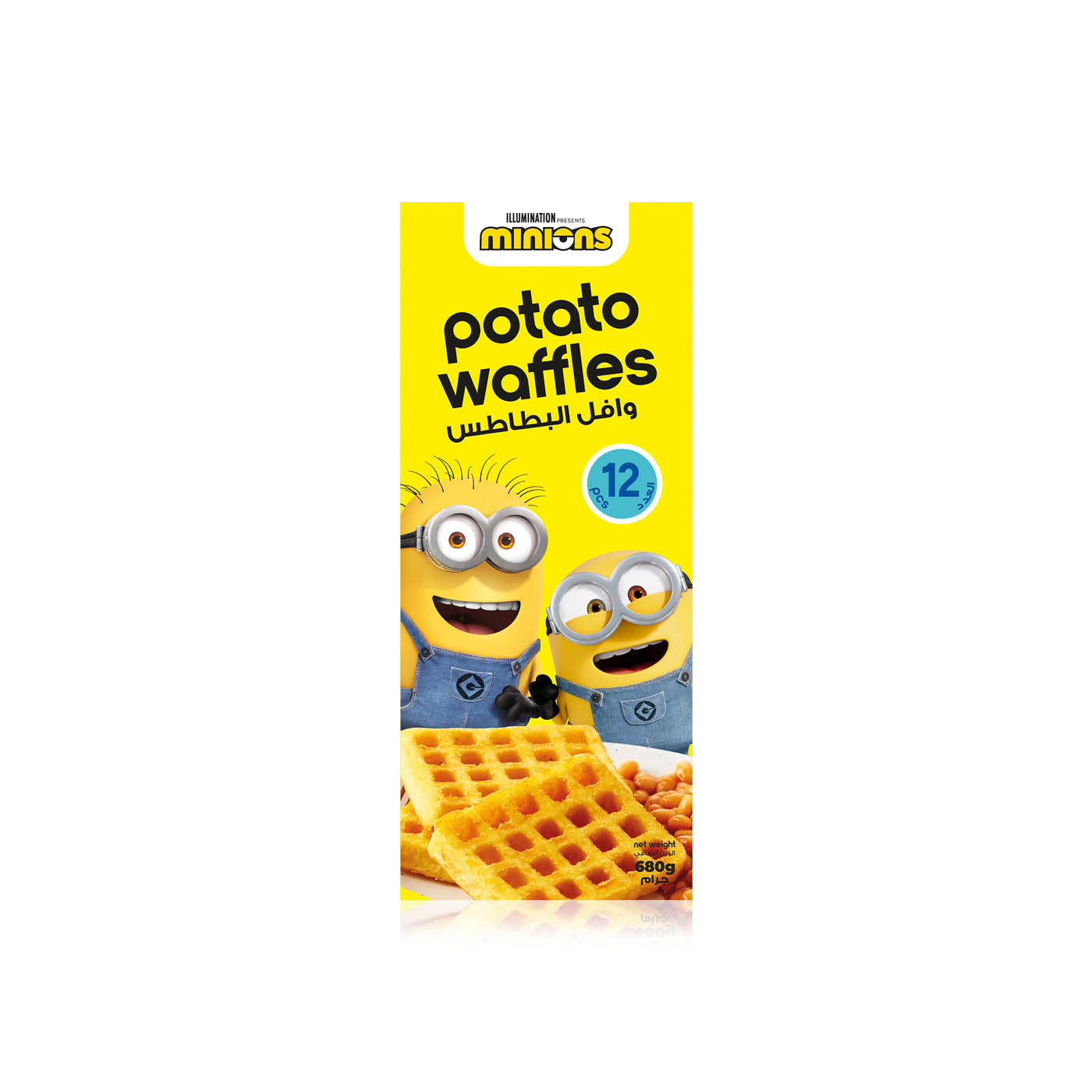 Minions Frozen Potato Waffles 12S 680G - Spinneys UAE