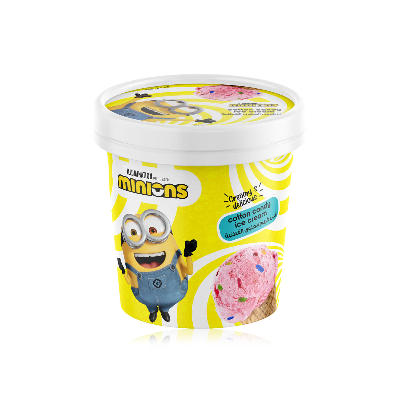 Minions Frozen Cotton Candy Ice Cream 500Ml - Spinneys UAE