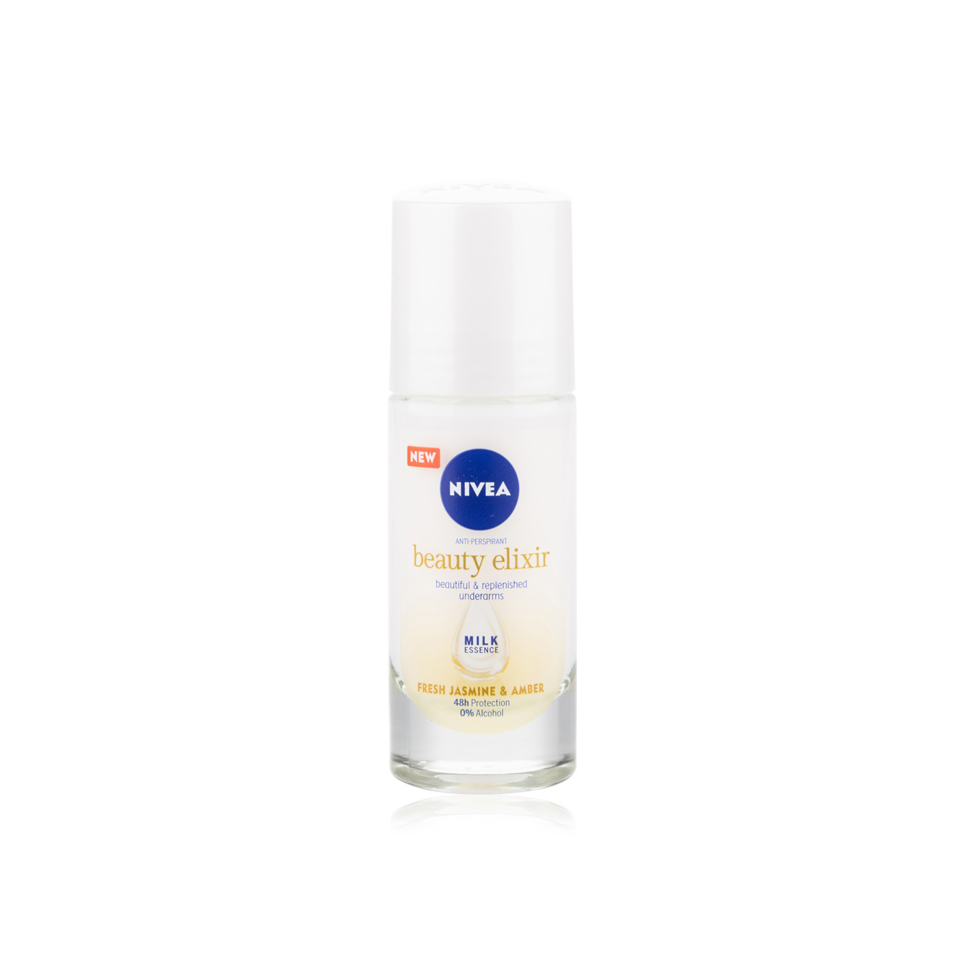 Nivea Beauty Elixir Fresh Jasmine and Amber Women Roll On Deodorant ...
