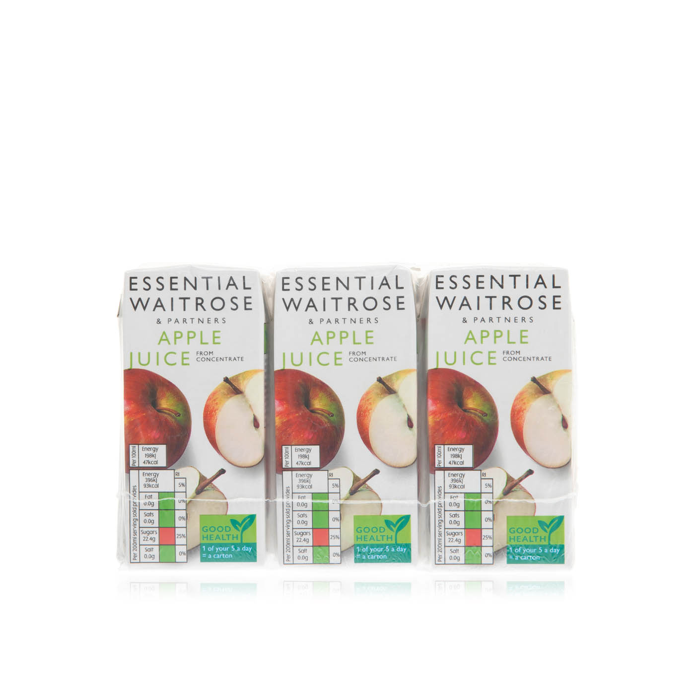 Waitrose Essential Apple Juice 200ml x 6 - Spinneys UAE