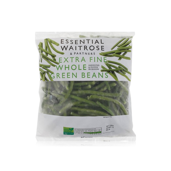 Waitrose Essential Frozen Extra-Fine Whole Green Beans 500G - Spinneys ...