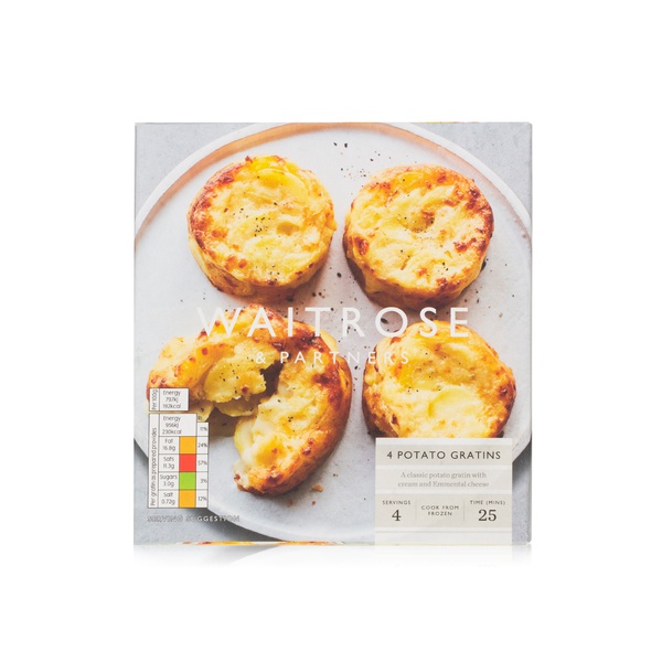 Waitrose 4 frozen potato gratins 480g - Spinneys UAE