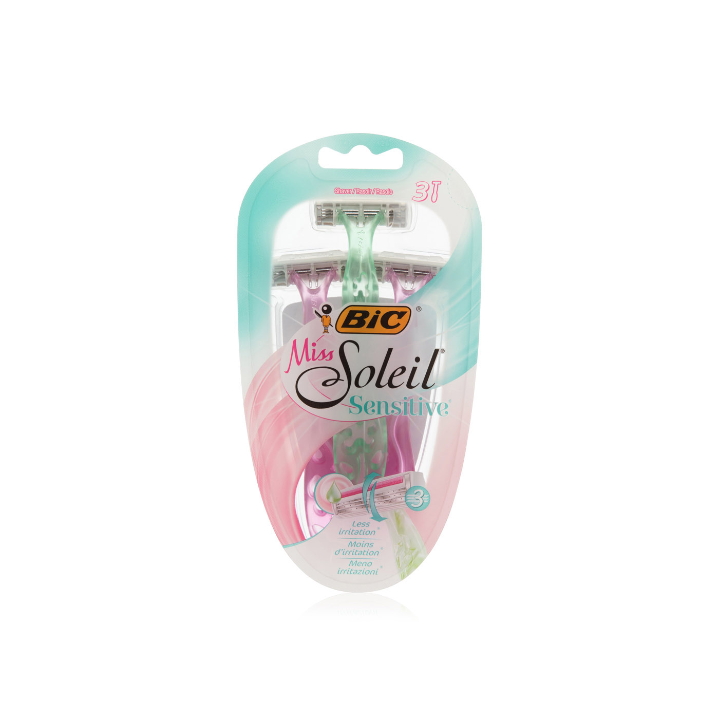Miss Soleil Sensitive Lady Razors 3s - Spinneys UAE