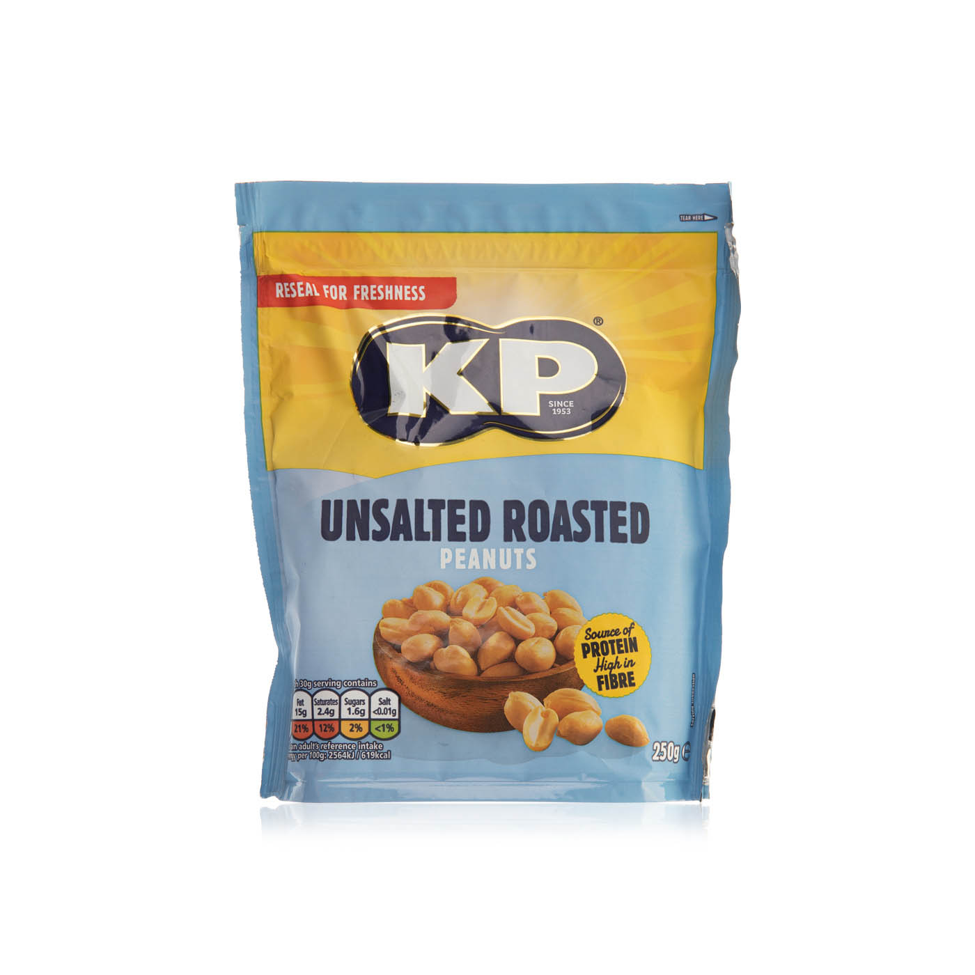 Kp Unsalted Roasted Peanuts 250g - Spinneys UAE