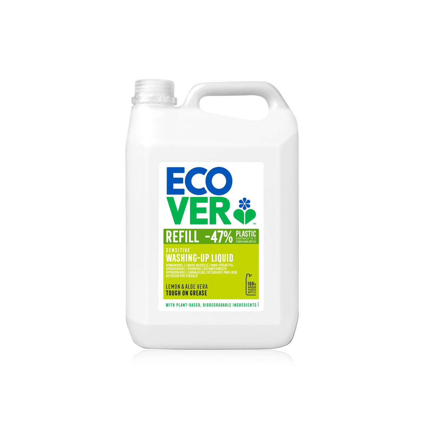 Ecover Washing Up Liquid Lemon & Aloe Vera 5 litre - Spinneys UAE