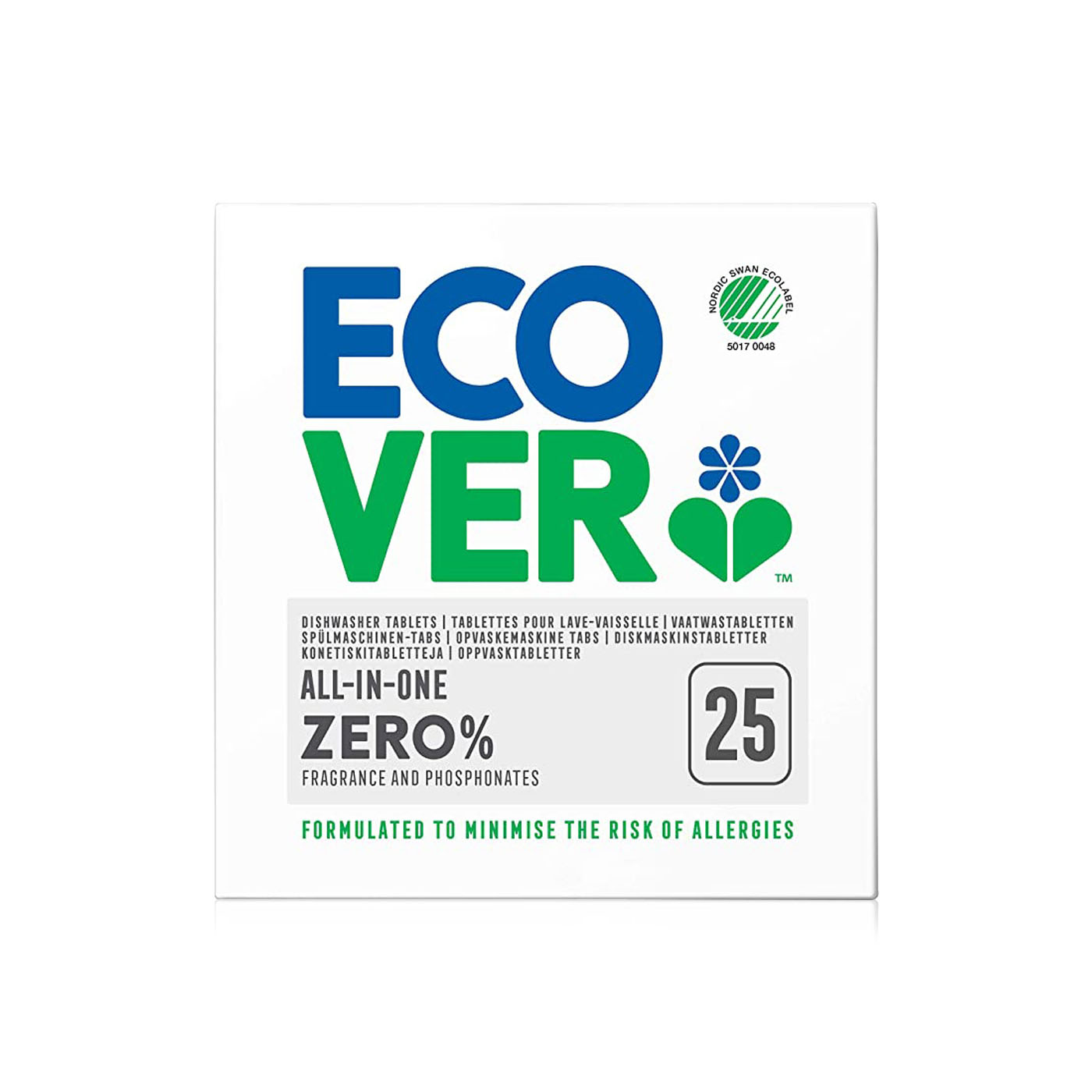 Ecover All in One Zero 25 Tabs 0.5kg - Spinneys UAE