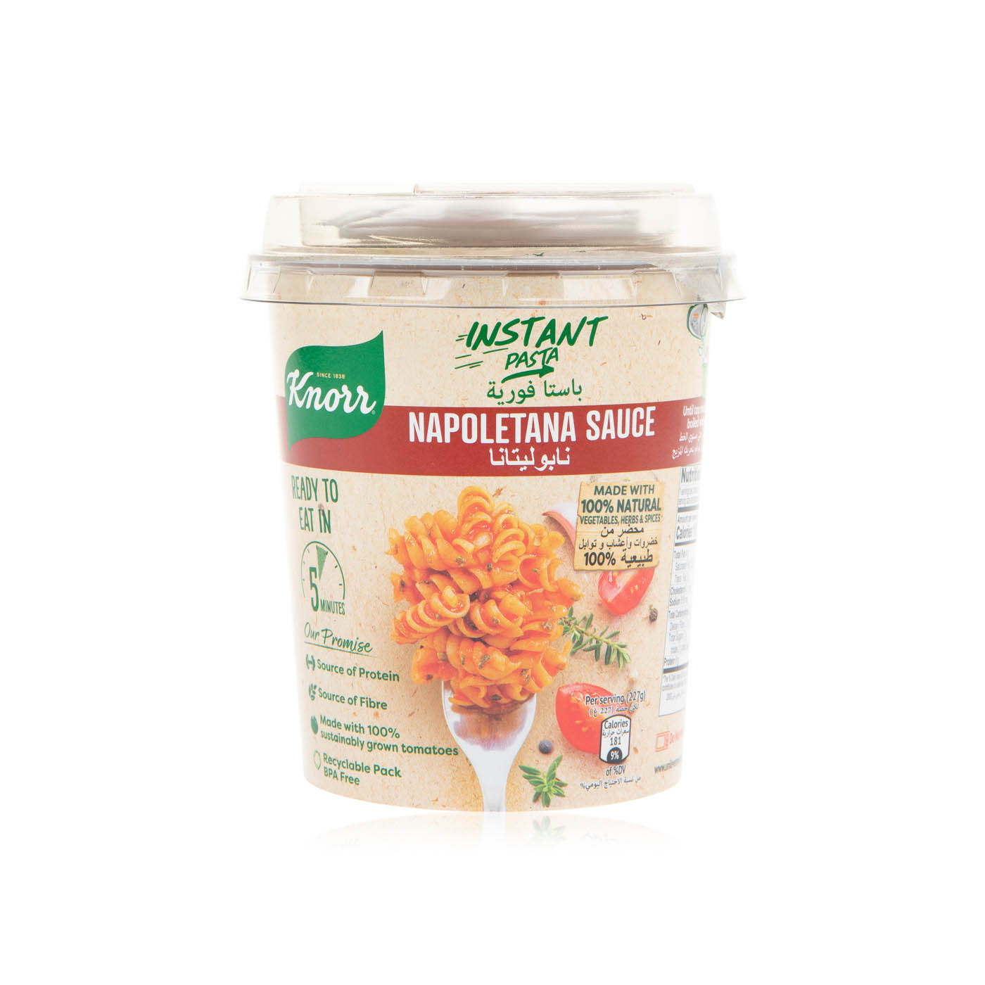 Knorr Instant Pasta in Napoletana Sauce 67g - Spinneys UAE