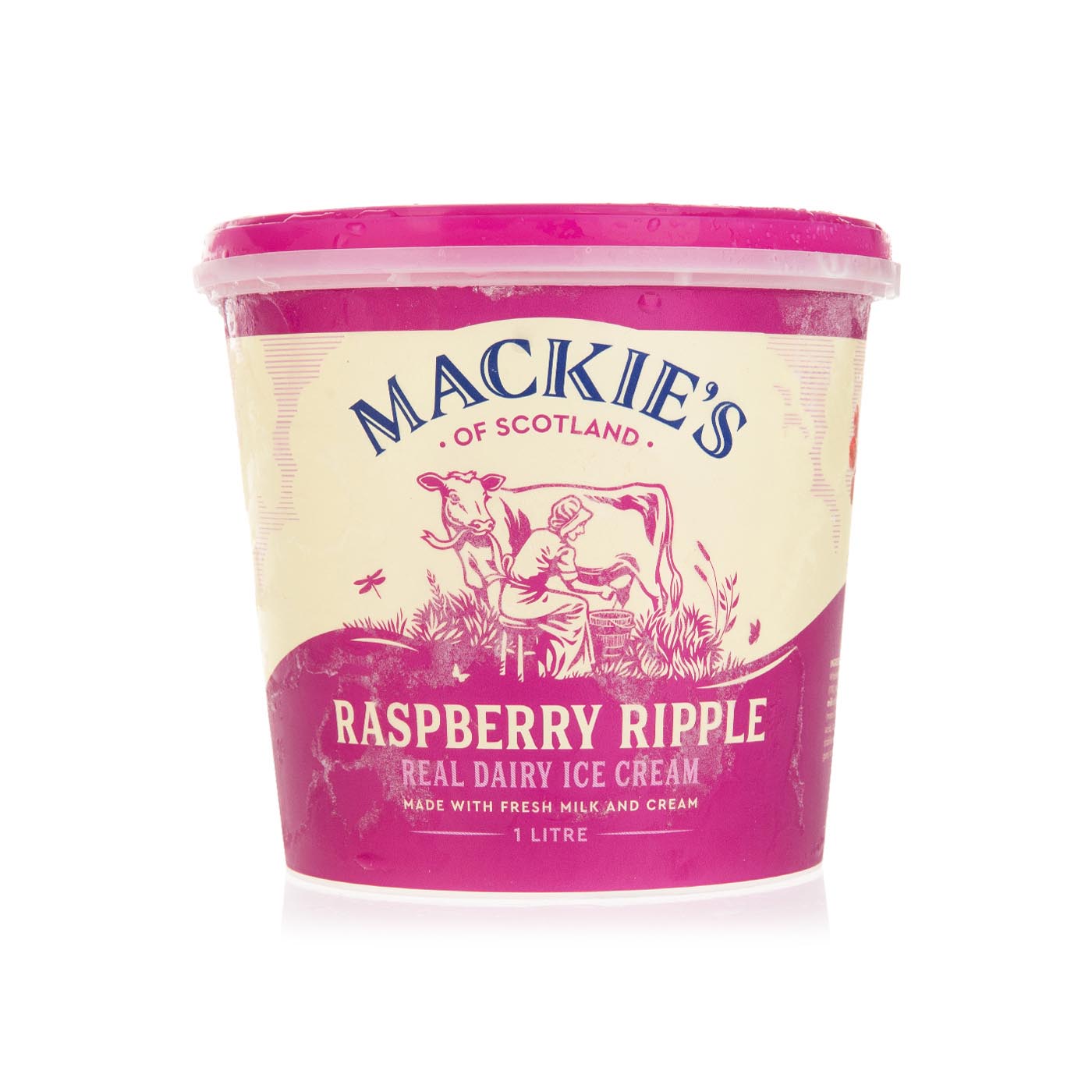 Mackie's Raspberry Ripple Ice Cream 1 Litre - Spinneys UAE