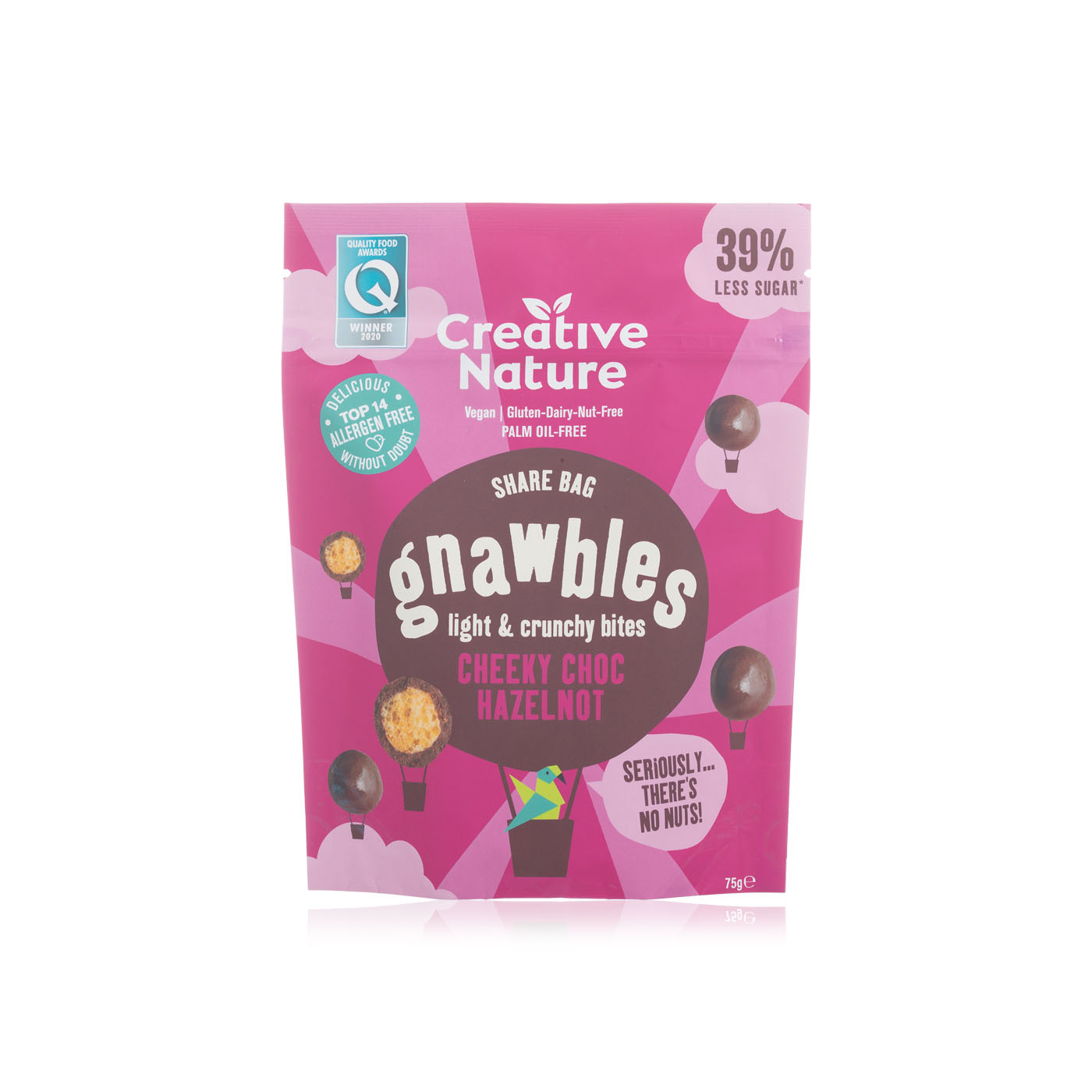 Creative Nature Gnawbles Cheeky Choc Hazelnot Share Bag 75g - Spinneys ...