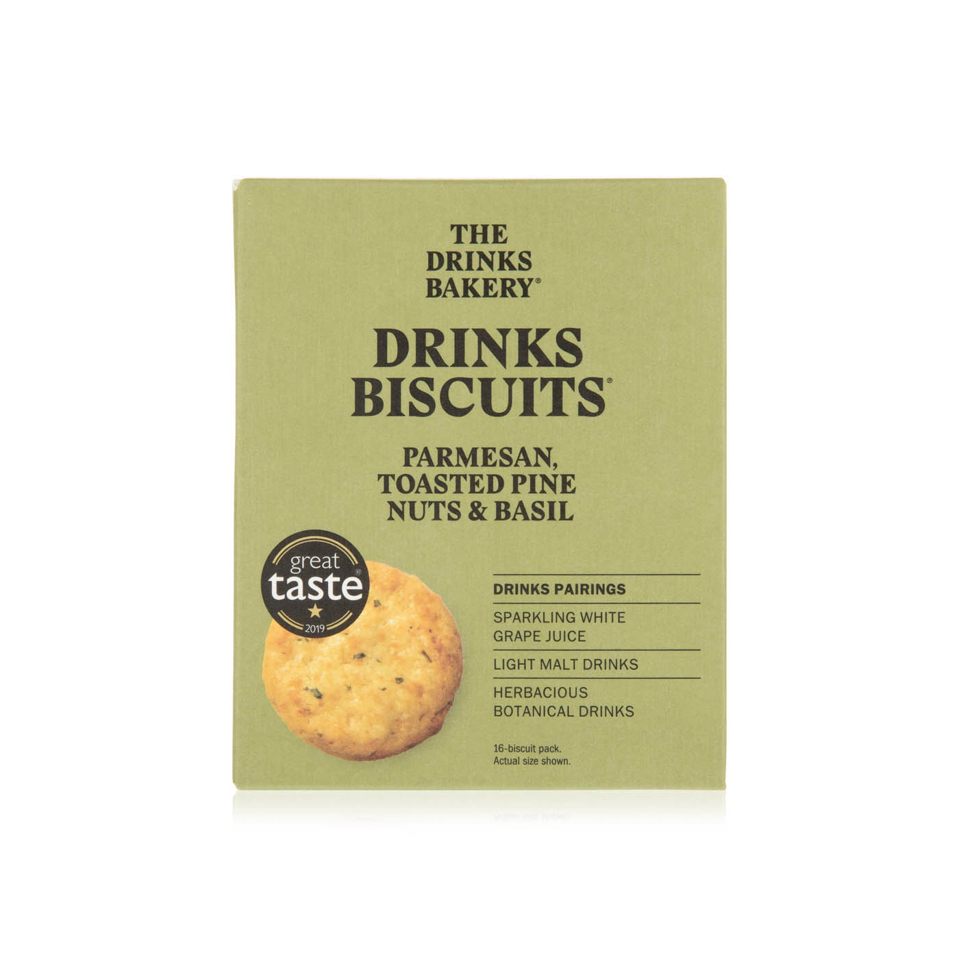 The Drinks Bakery parmesan toasted pine nuts and basil 72g - Spinneys UAE