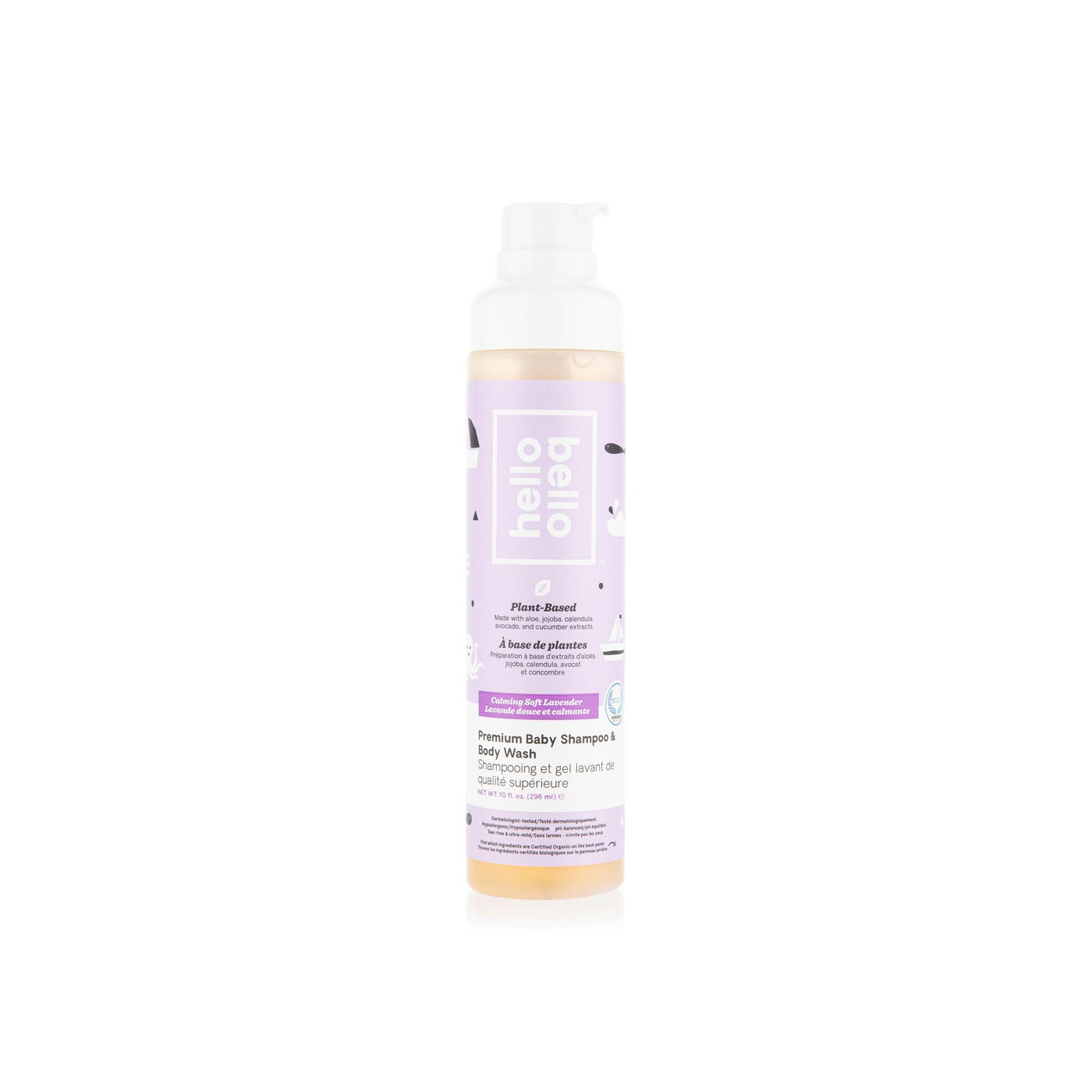 Hello Bello Baby Shampoo and Wash Lavender 296ml - Spinneys UAE