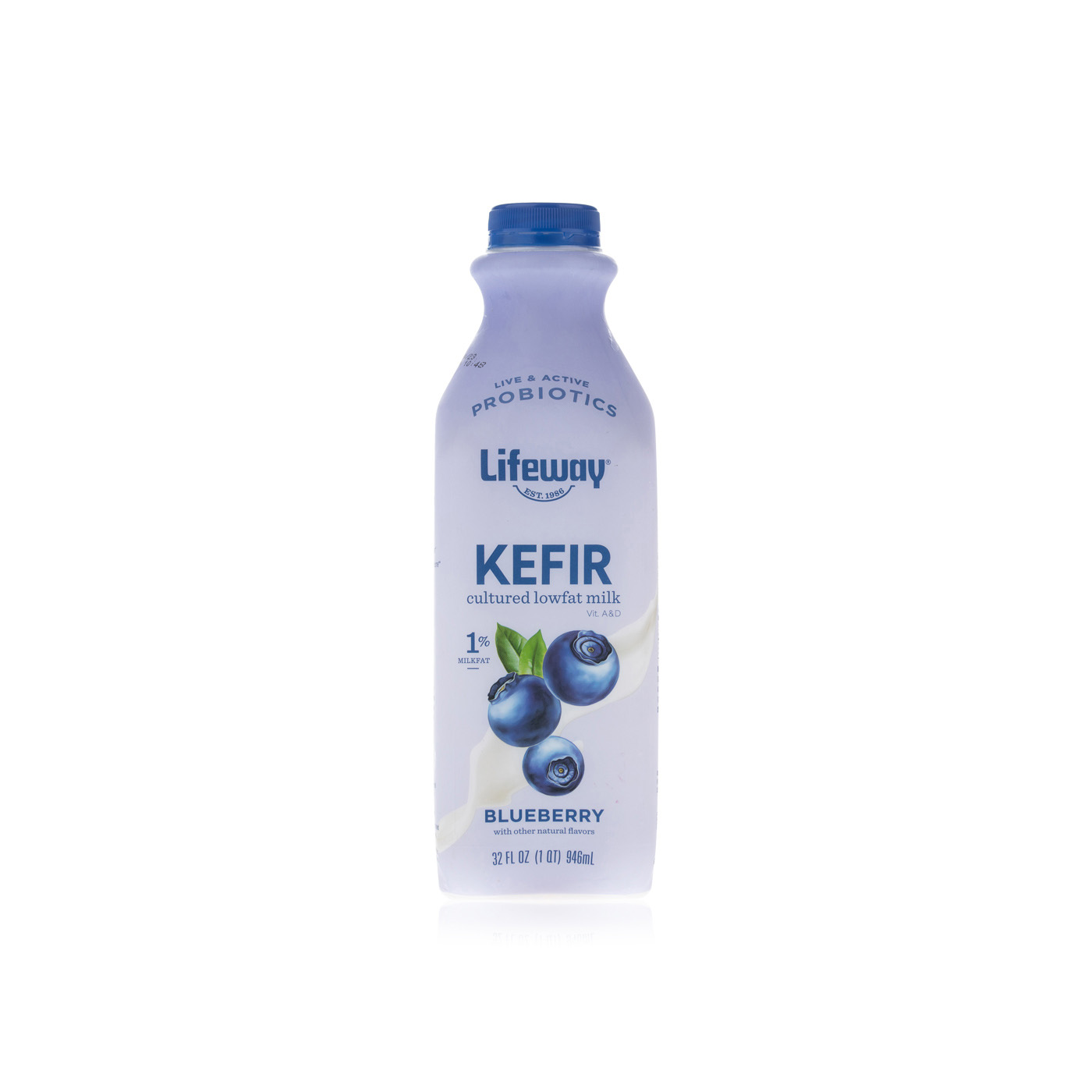 Lifeway Lowfat Kefir Blueberry 946ml - Spinneys UAE
