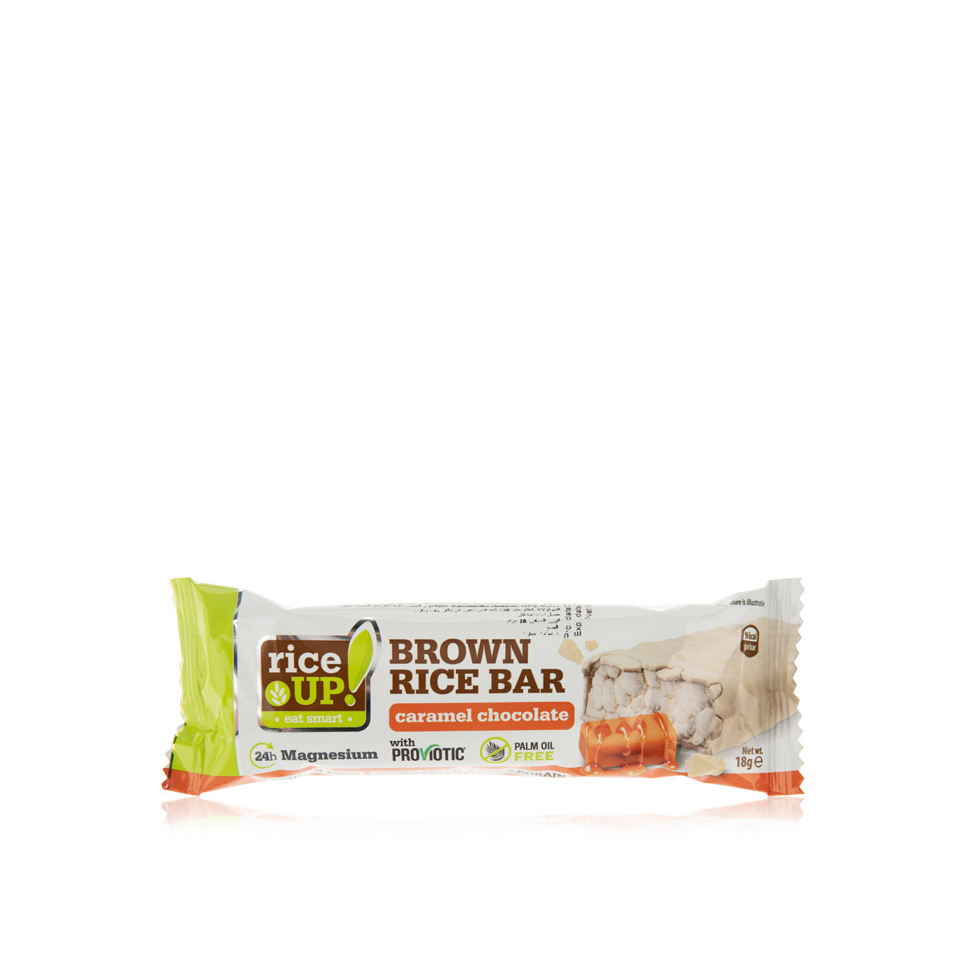 Rice Up Chocolate Caramel Bar 18g - Spinneys UAE