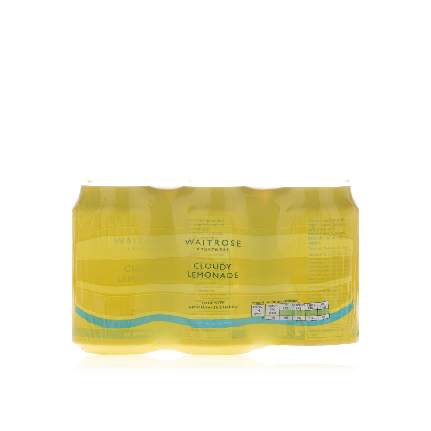 Waitrose cloudy lemonade no added sugar 6 x33ml - Spinneys UAE