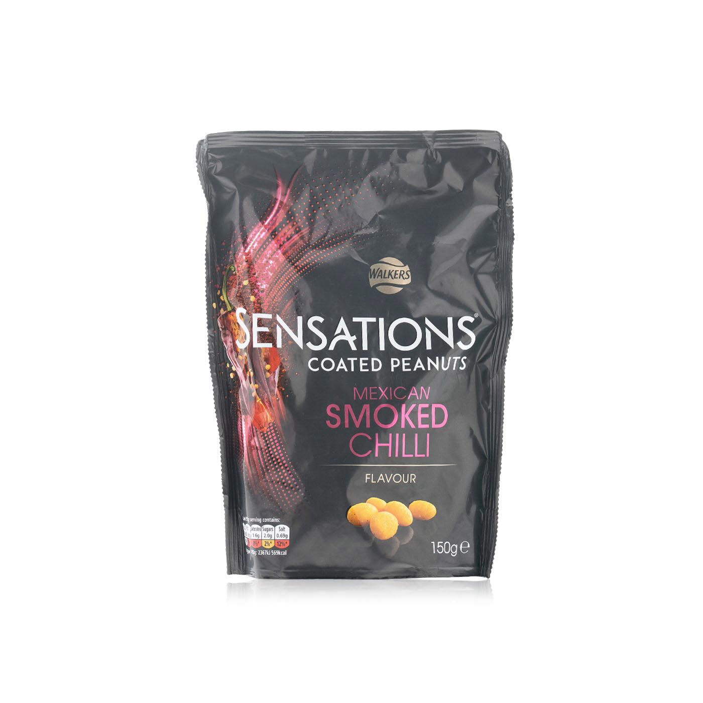Walkers Sensations Mexican Smoked Chilli Peanuts 150g - Spinneys UAE