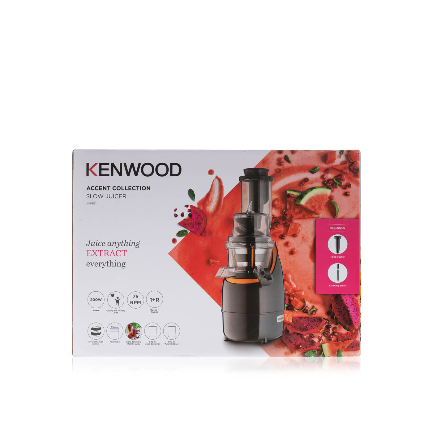 Kenwood Accent Cold Press Slow Juicer Jmp65 - Spinneys UAE