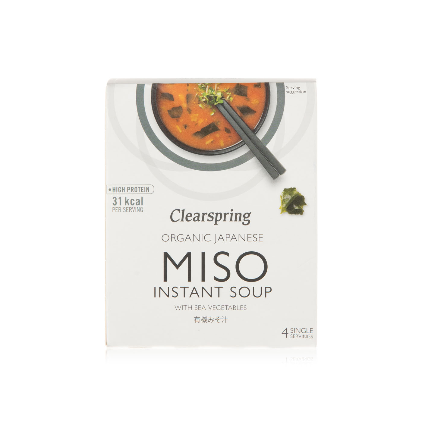 Clearspring Organic Instant Miso Soup with Sea Vegetables 10g x 4 ...