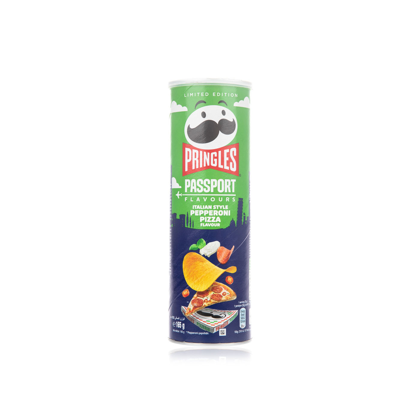 Pringles Passport Flavours Italian Style Pepperoni Pizza 165g ...