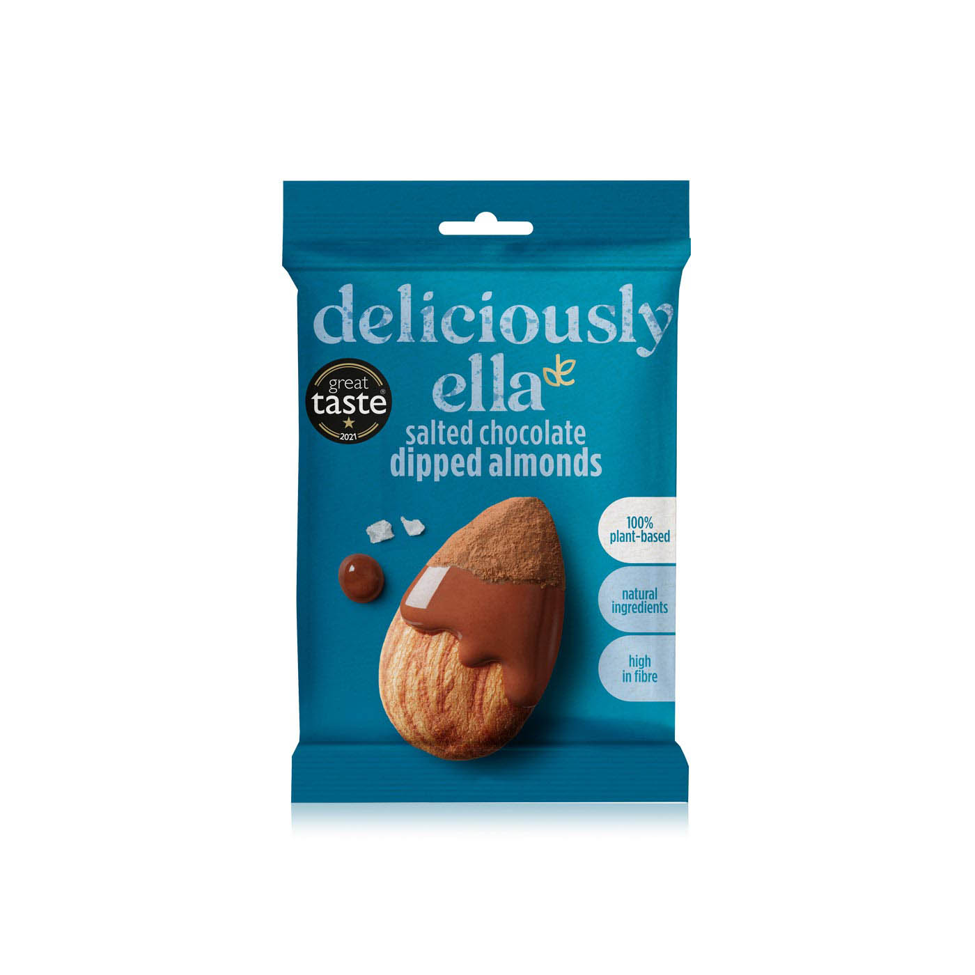 Deliciously Ella Salted Chocolate Dipped Almonds 27g - Spinneys United ...