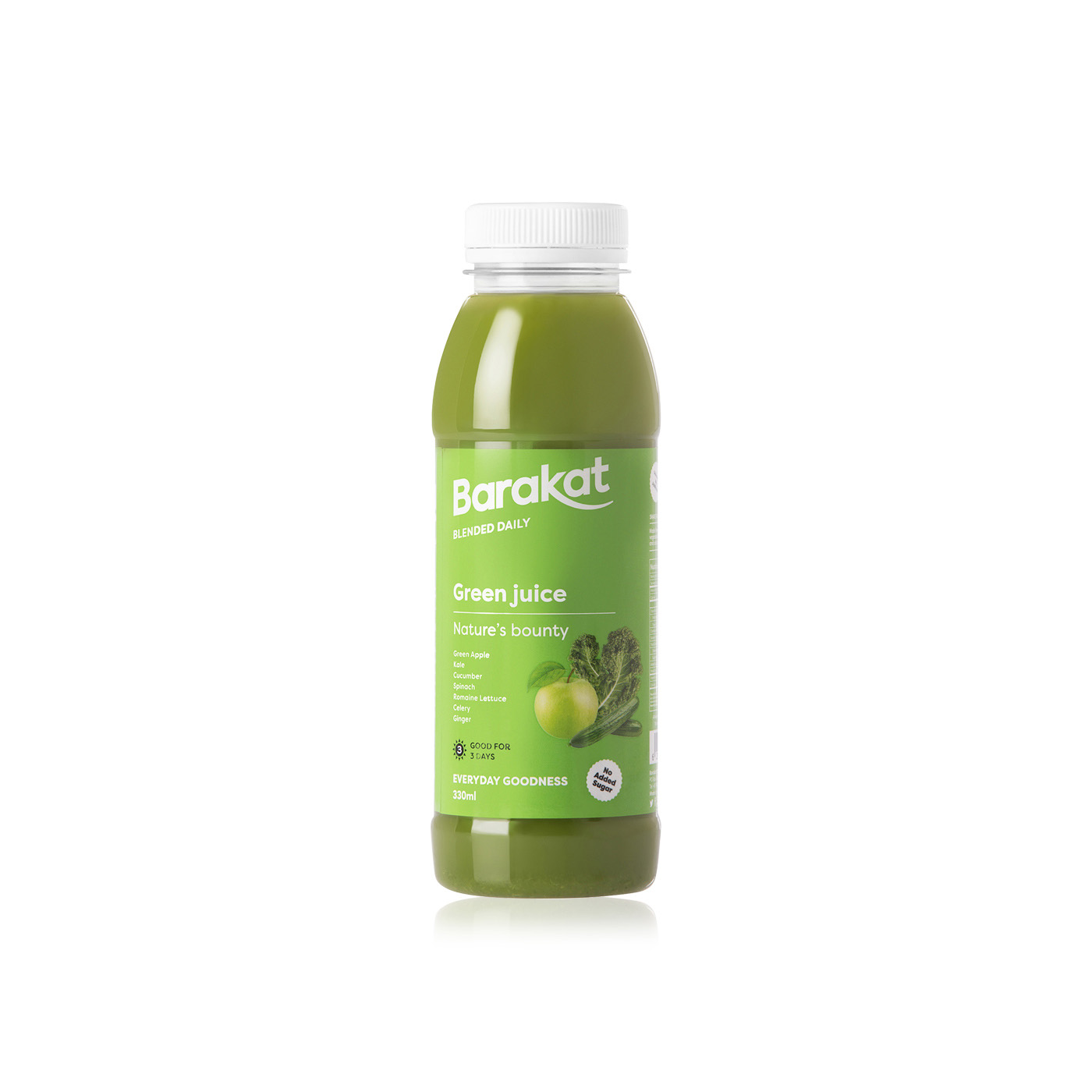 Barakat Fresh Green Juice 330ml - Spinneys UAE