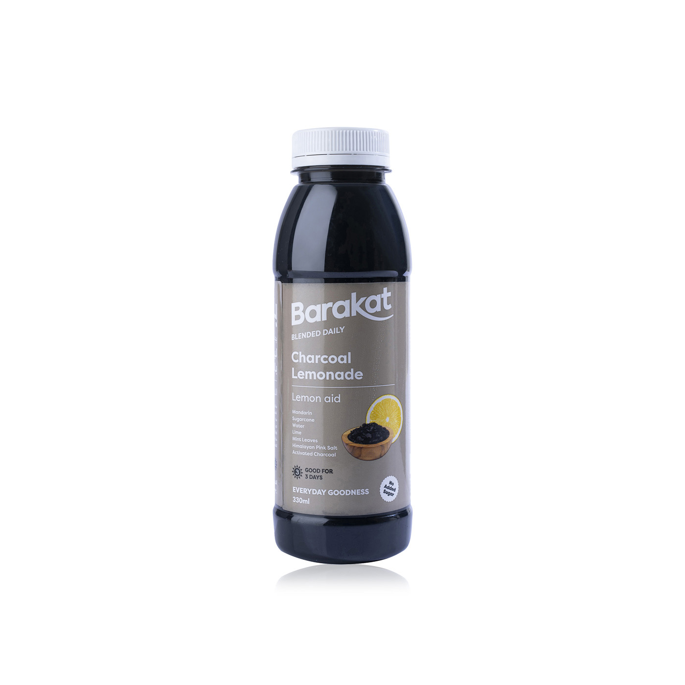 Barakat Fresh Charcoal Lemonade 330ml - Spinneys UAE