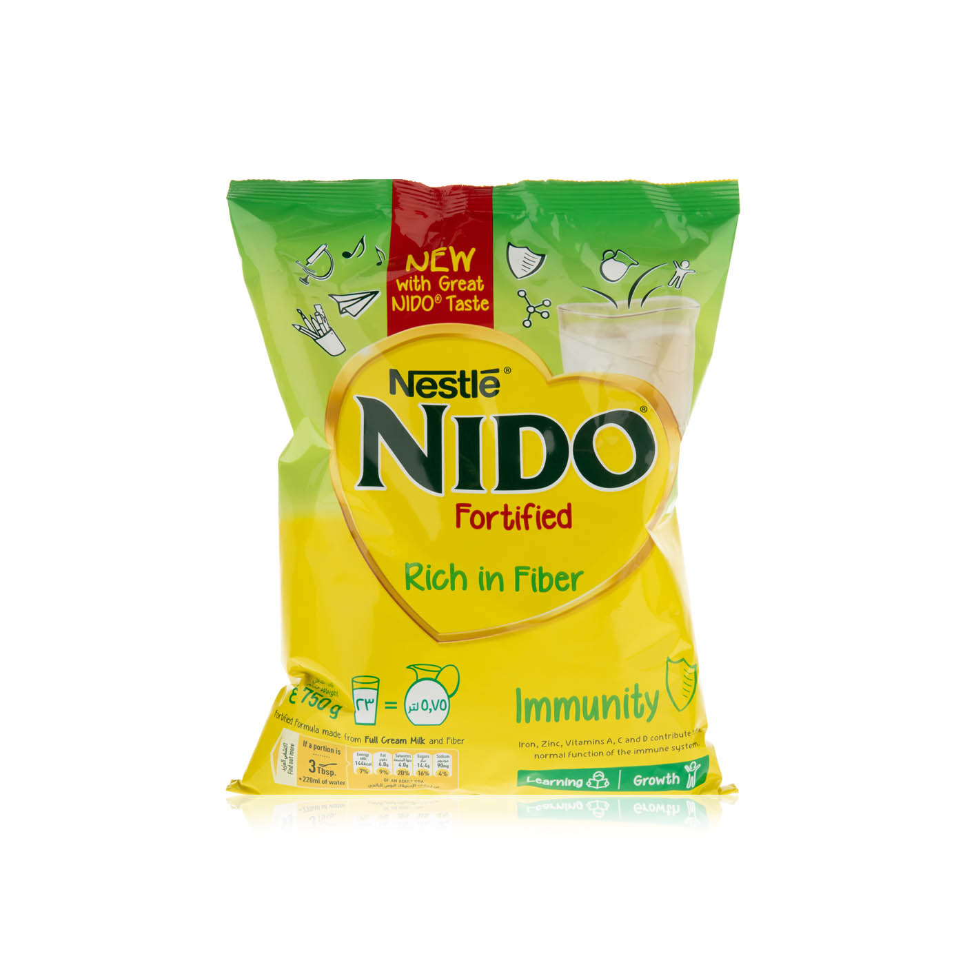 Nestle Nido Fibre Pouch 750g - Spinneys UAE