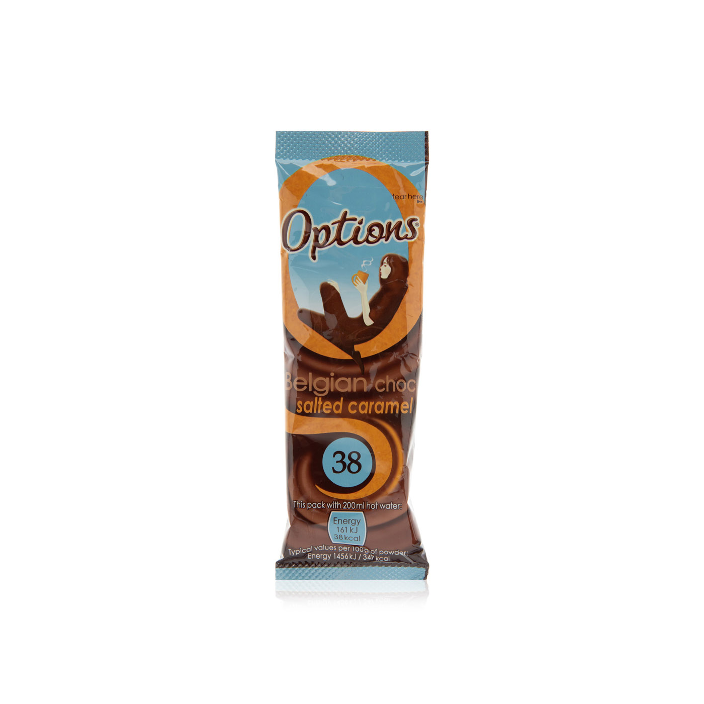 Options Salted Caramel Hot Chocolate Sachet 11g - Spinneys UAE