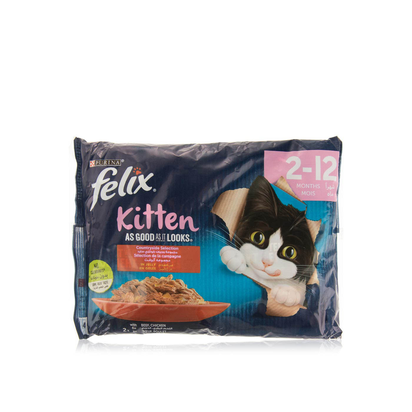 FELIX JUNIOR AGAIL MV BEEF&CHCKEN 85GX4S - Spinneys UAE